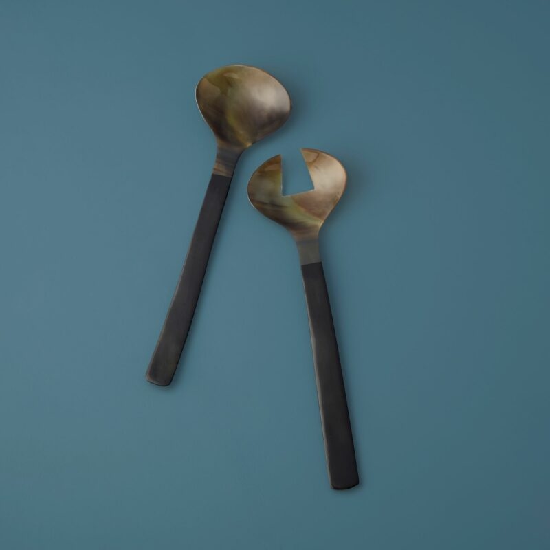 Horn Oval Serving Set – Iris Selections