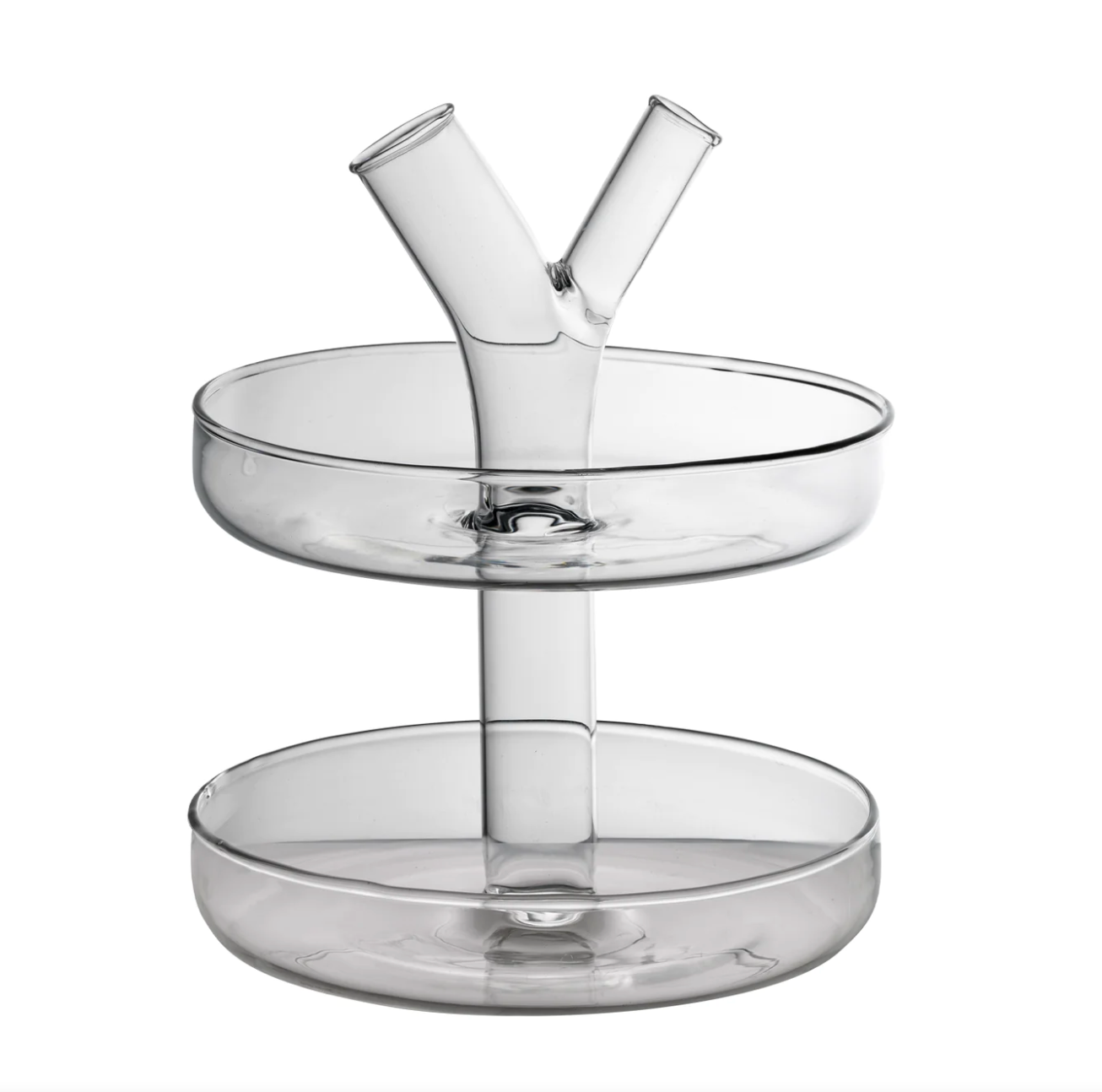 Iris Selections | Peony 2 Tiered Stand + Bifid Flowerpot-Tube