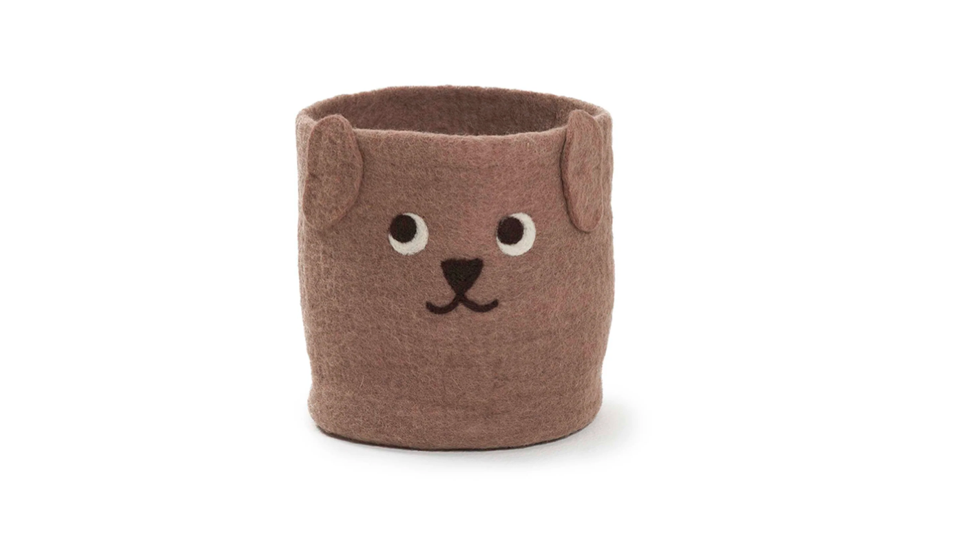 Iris Selections | Big Felted Kid's Basket 100% Wool