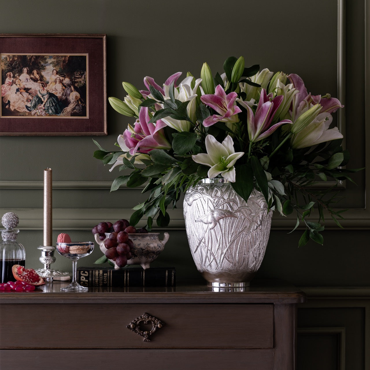 Crane Vase – Iris Selections