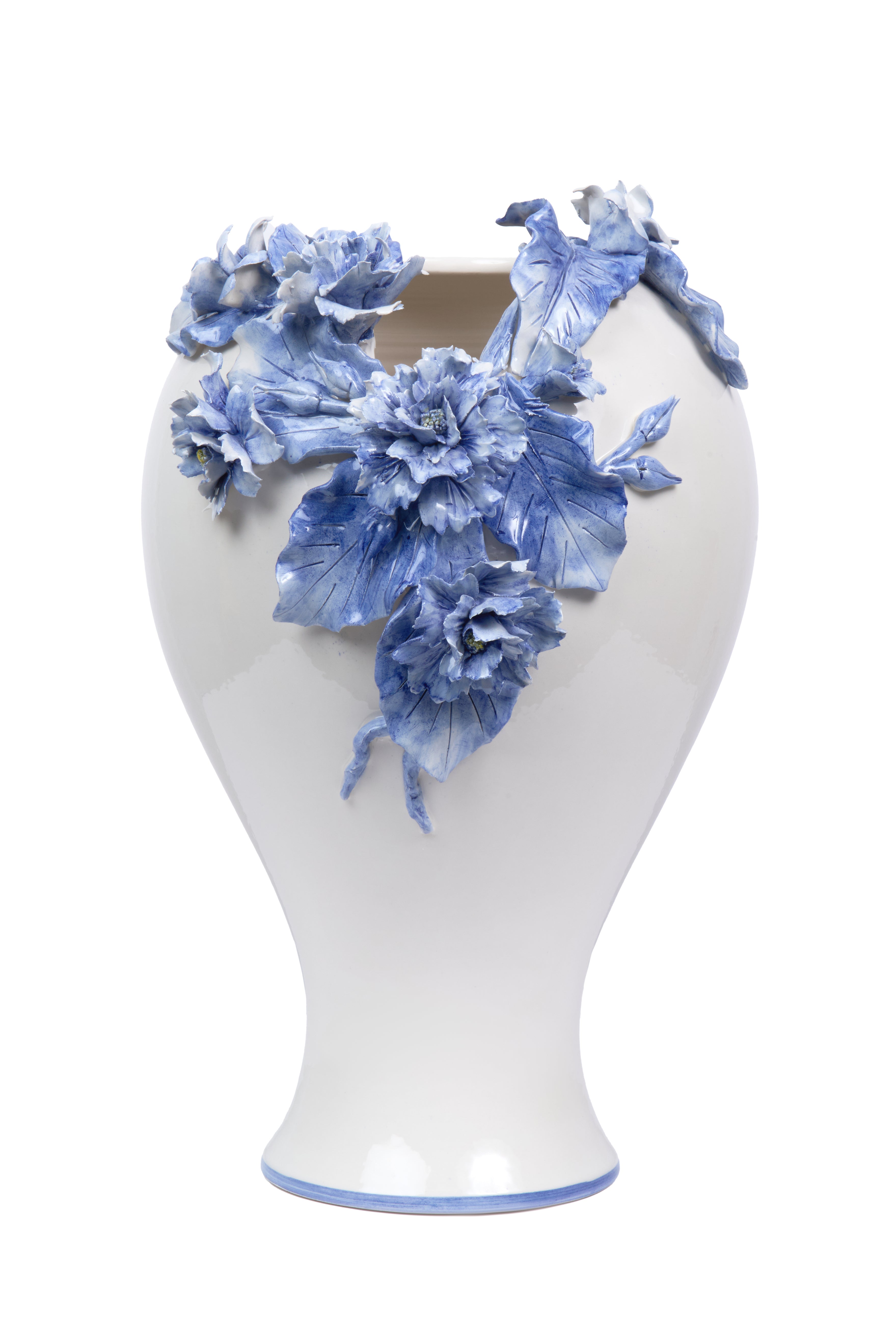 Blue Flowers Vase – Iris Selections