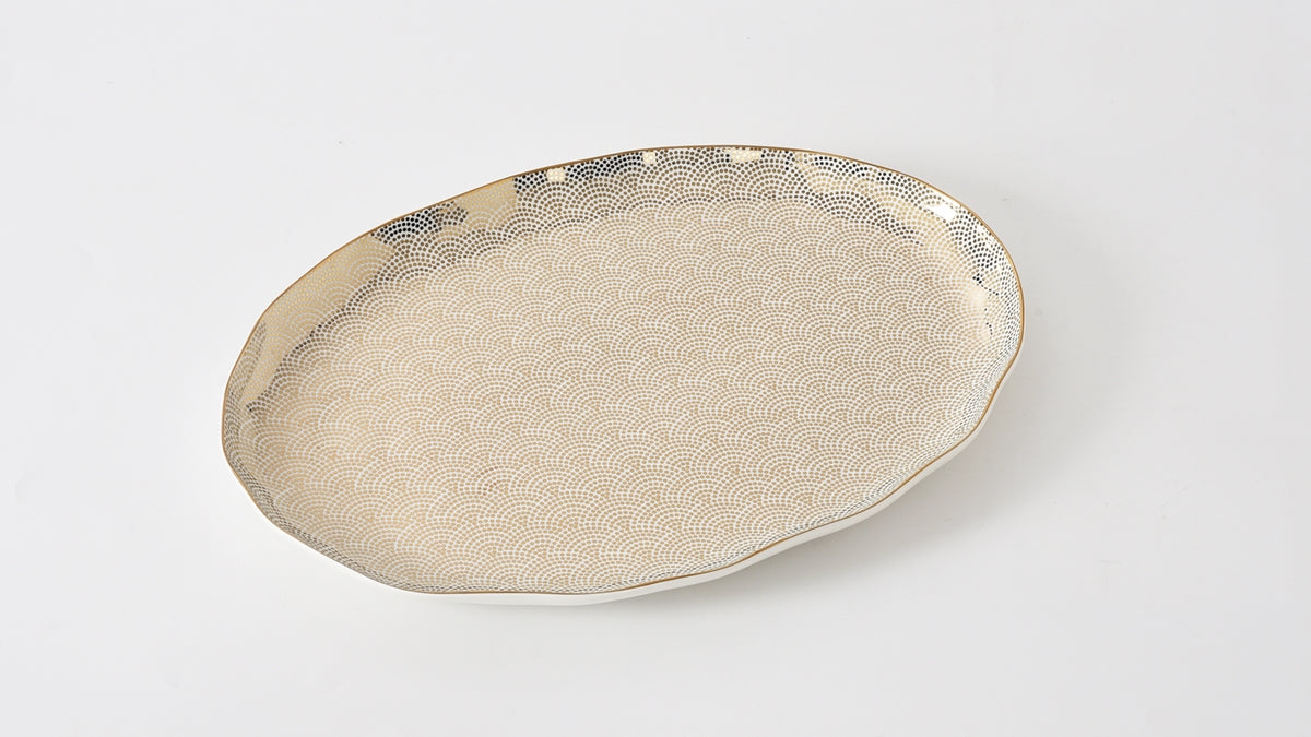 Large Oval Platter – Iris Selections