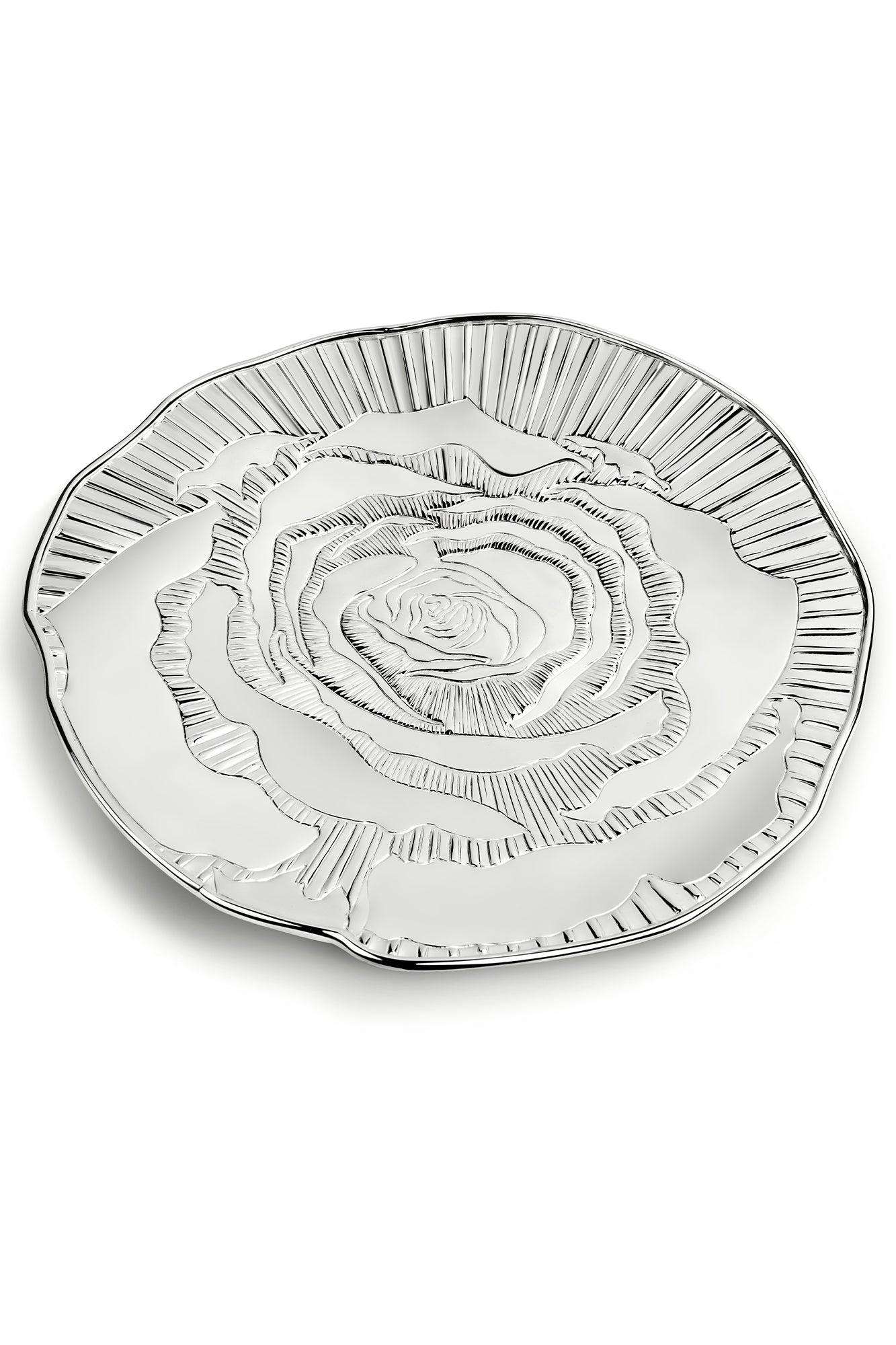 Rose Carved Platter – Iris Selections