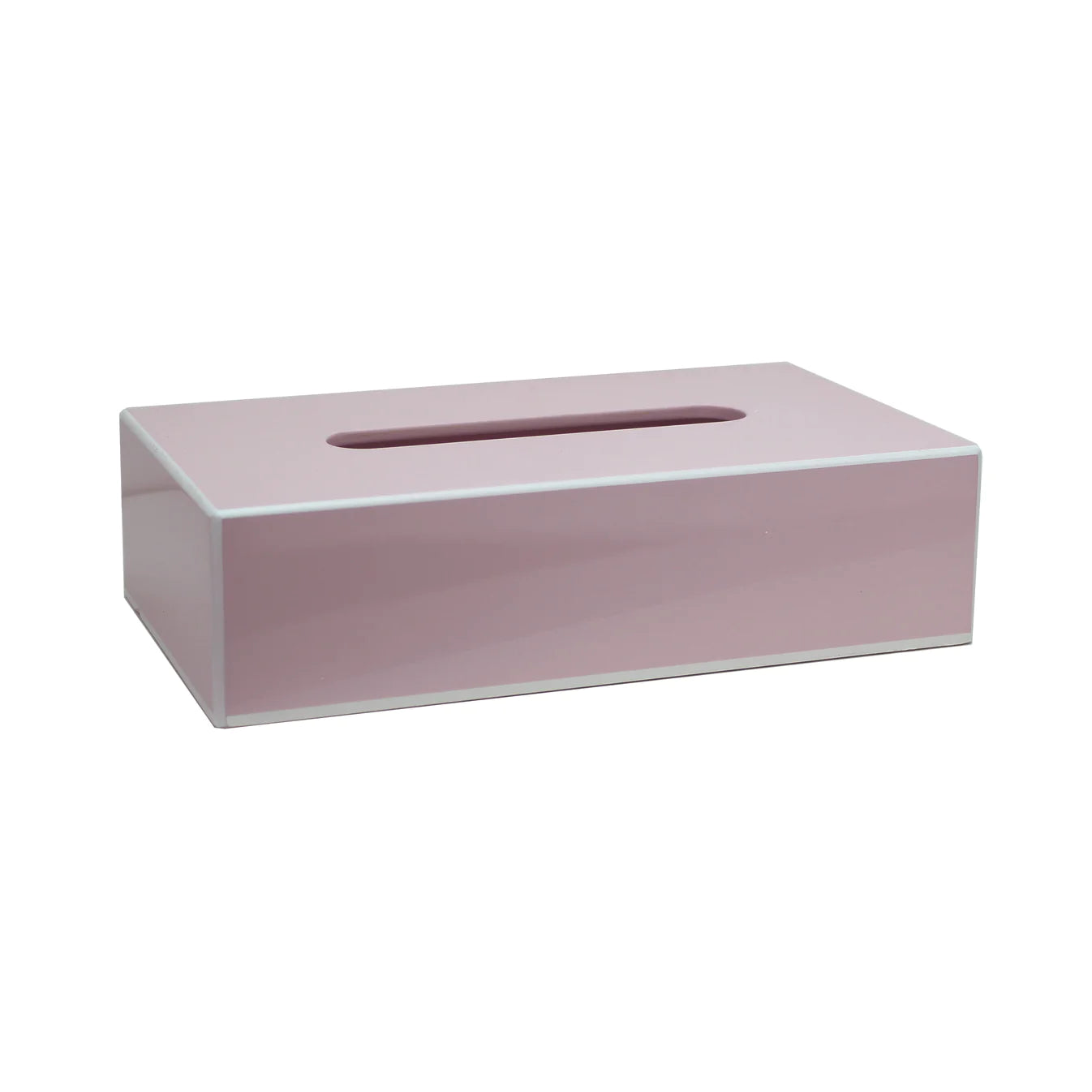 Light Pink Rectangular Tissue Box – Iris Selections