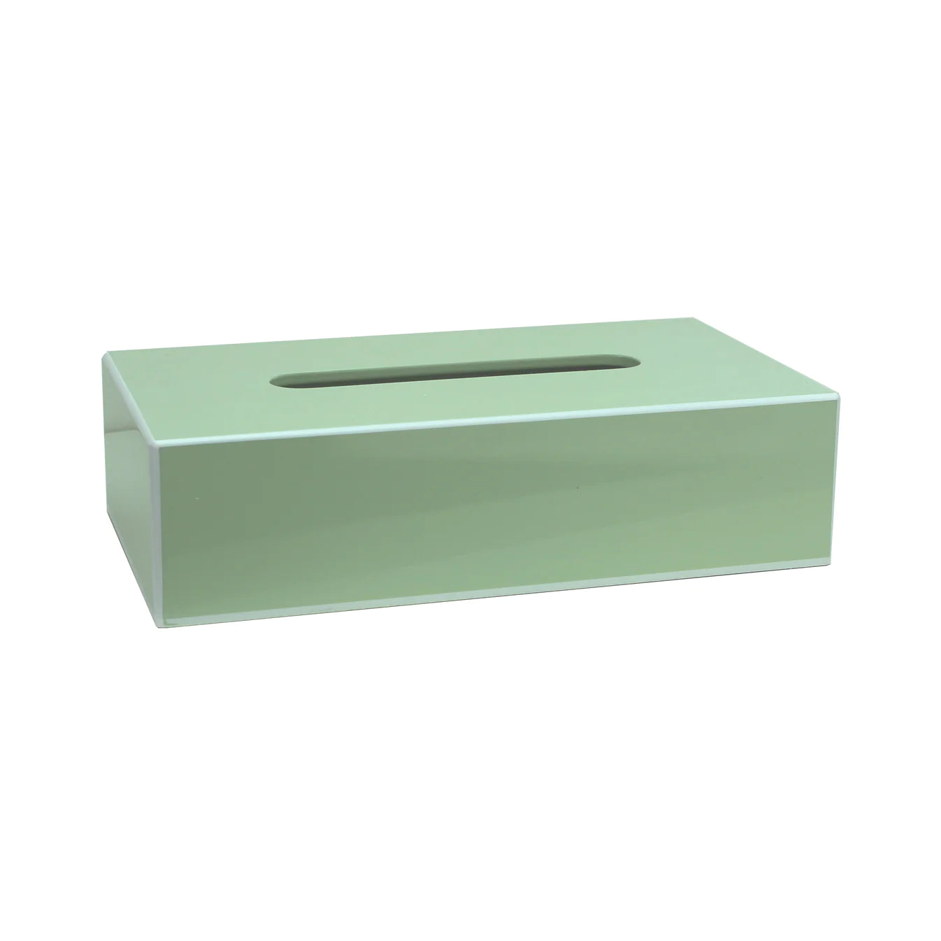 Sage Green Rectangular Tissue Box – Iris Selections
