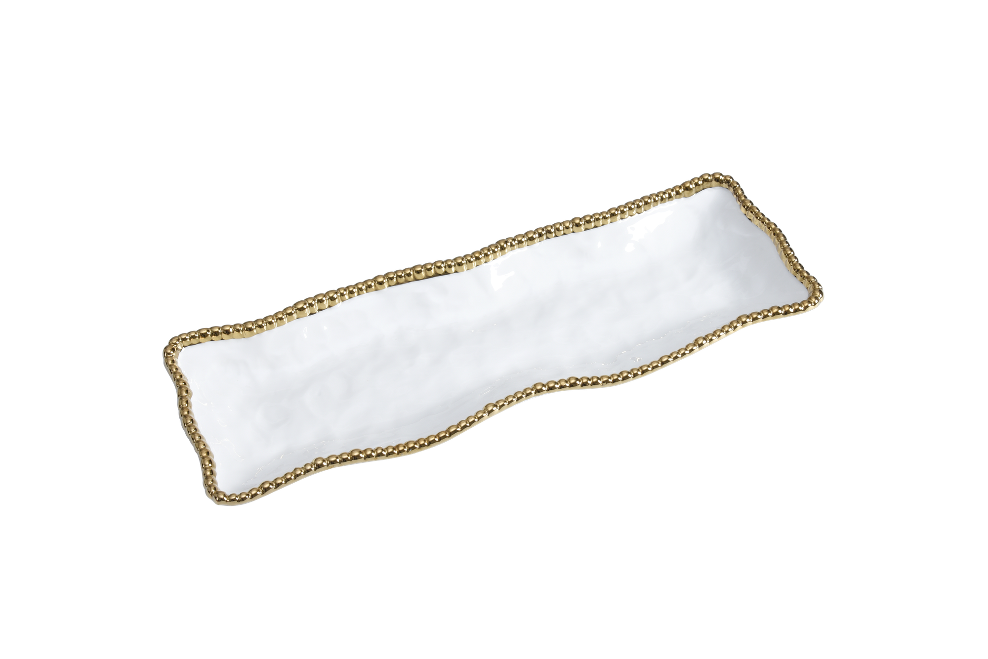 Iris Selections | Rectangular Serving Piece Golden Salerno
