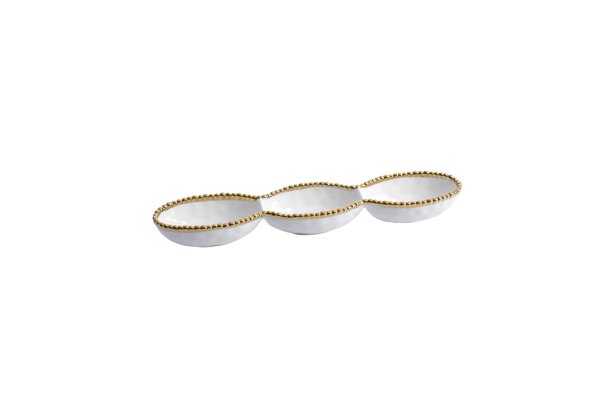 Iris Selections | 3 Section Serving Piece Golden Salerno
