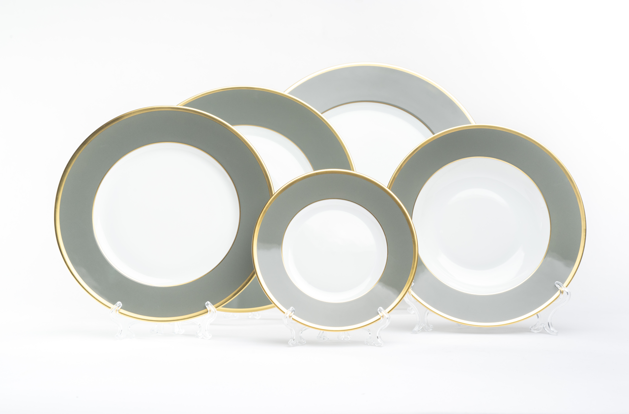 Iris Selections | Sous Le Soleil 5-Piece Dinner Set Dark Grey