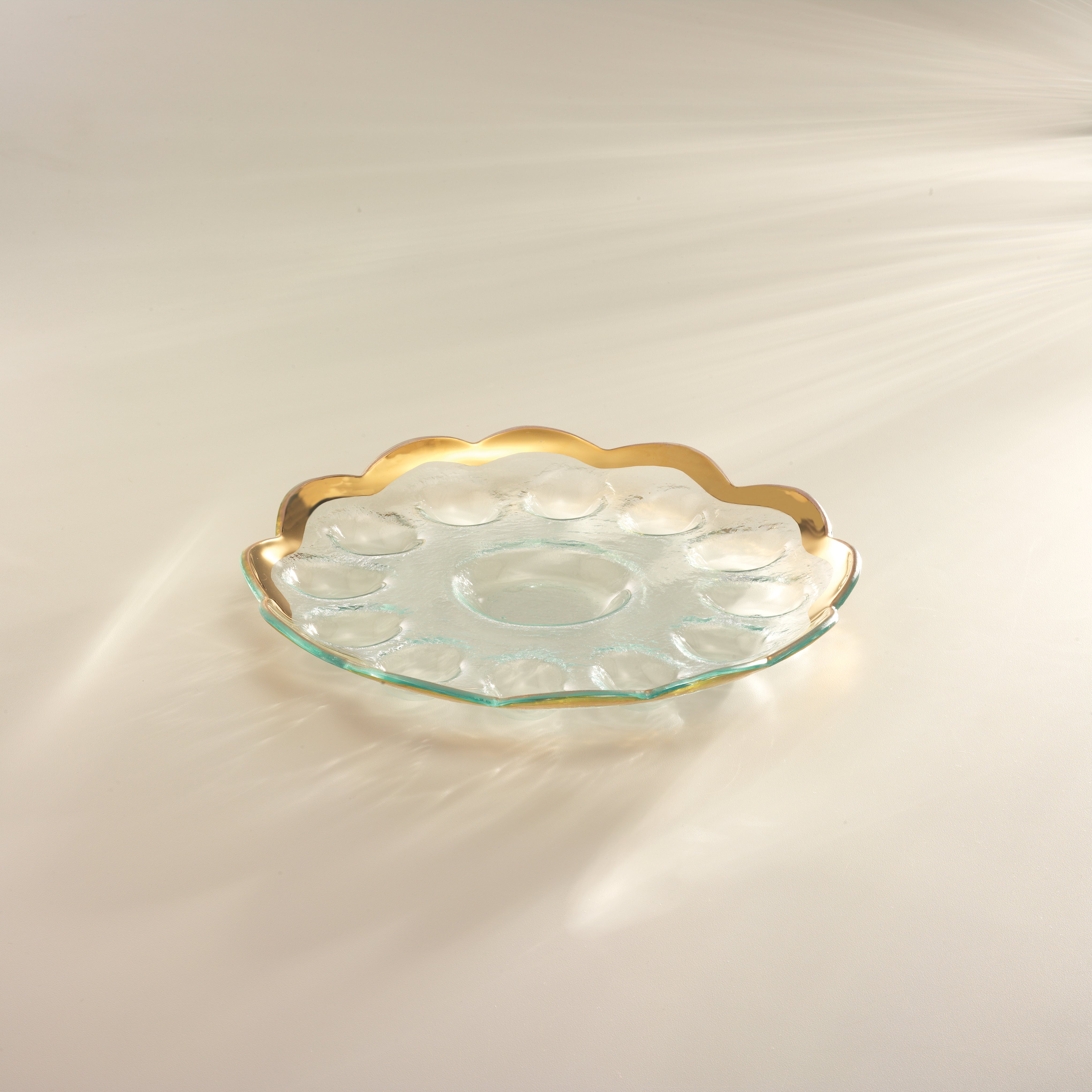 Iris Selections | Roman Antique Deviled Egg Platter