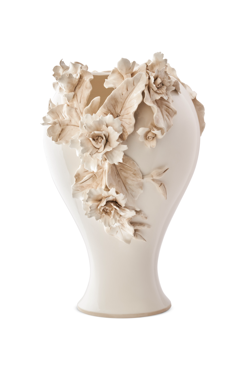 Dove Grey Flowers Vase – Iris Selections