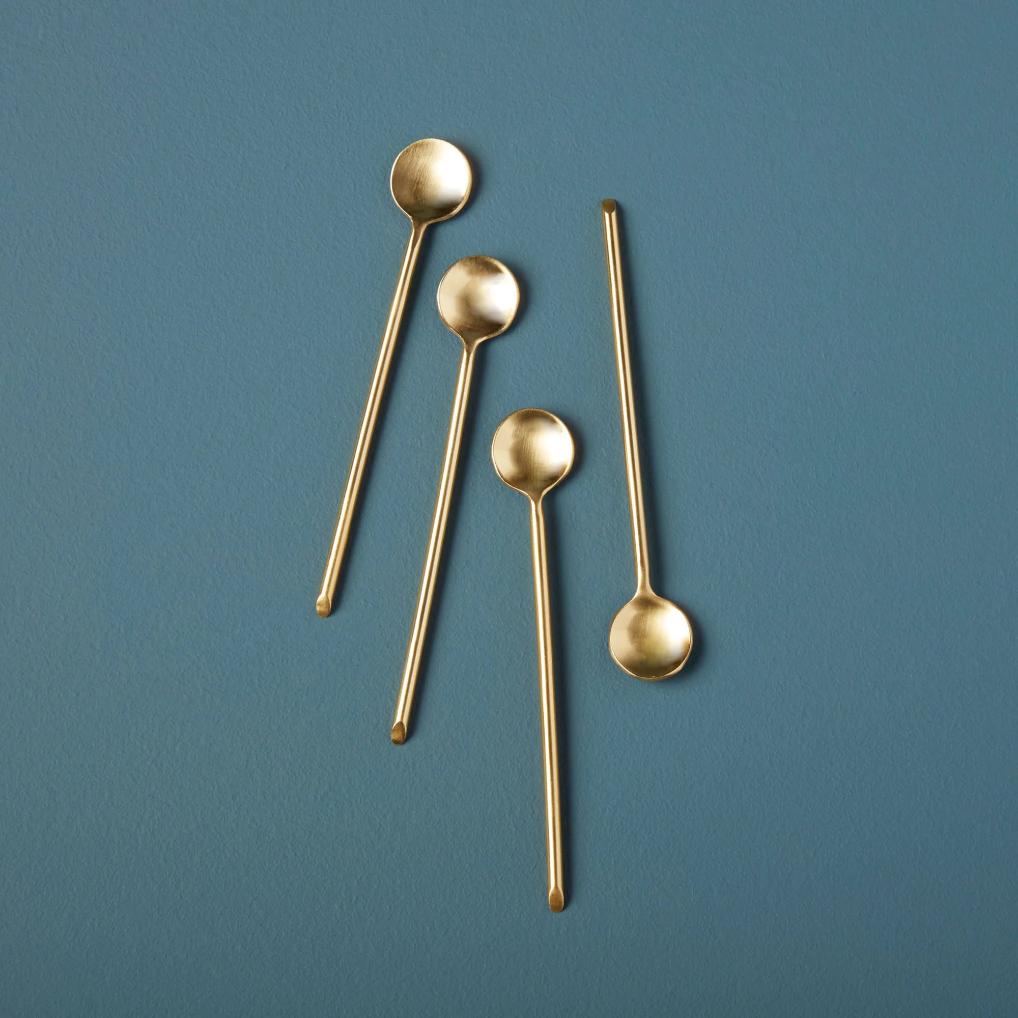 Gold Thin Spoons, Set of 4 – Iris Selections