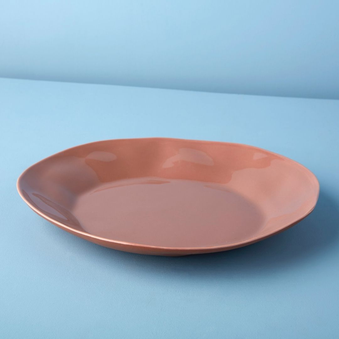 Tam Stoneware Gia Dinner Plate, Terracotta Rose, Set of 6 – Iris Selections