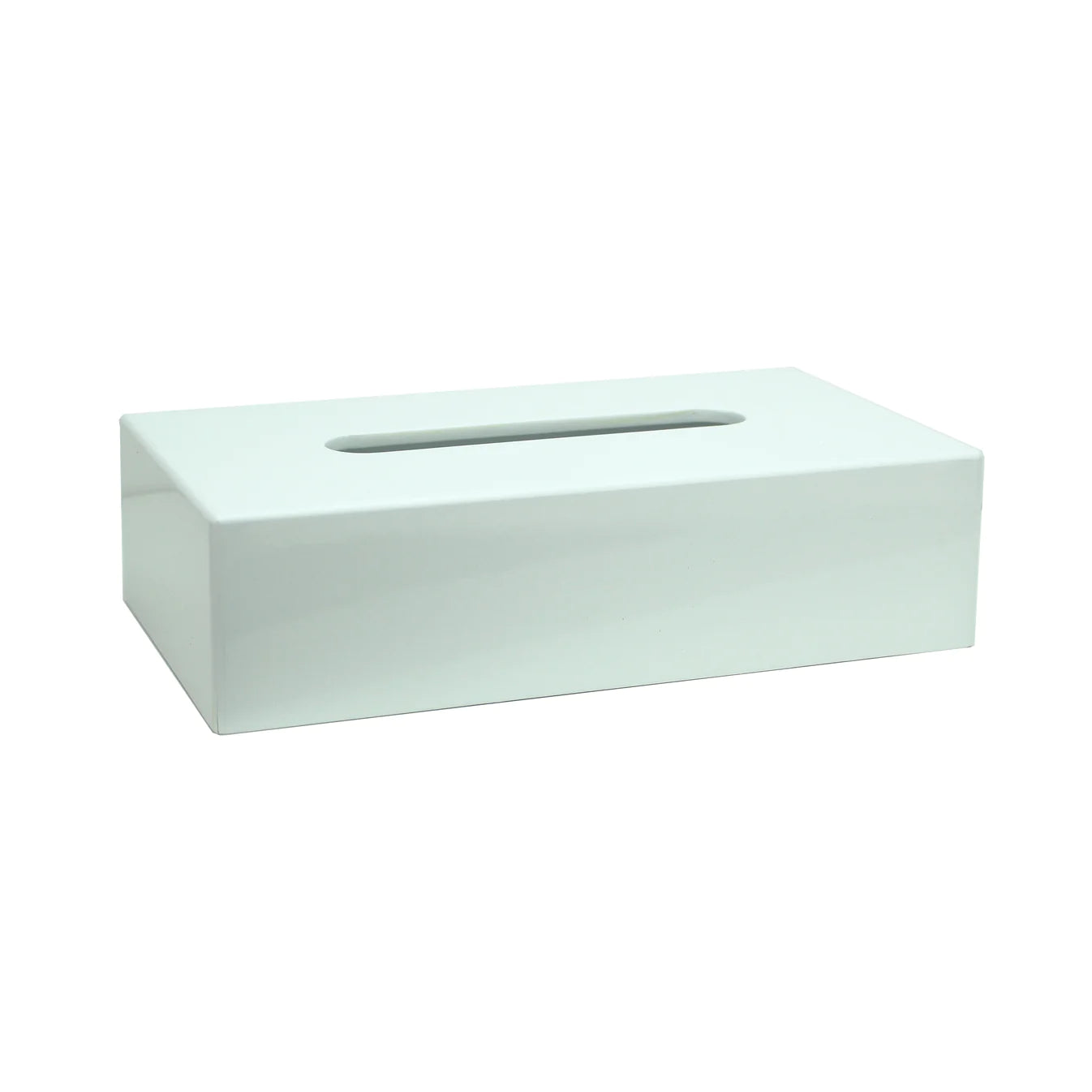 White Rectangular Tissue Box – Iris Selections