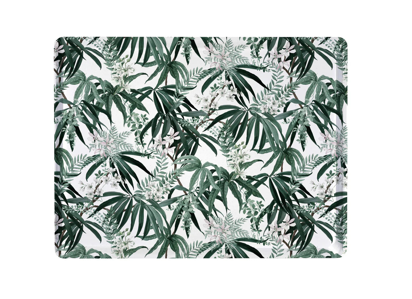 Tropical White Laminate Tray Slim – Iris Selections