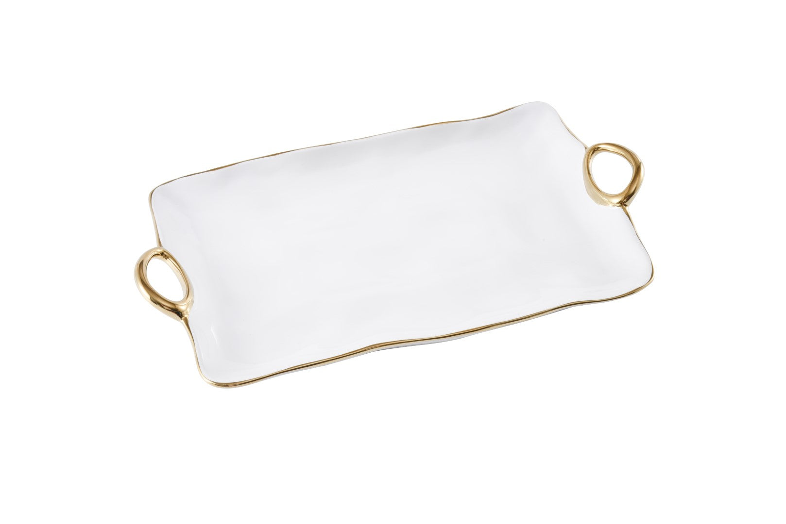 Iris Selections | Large Tray Golden Handles