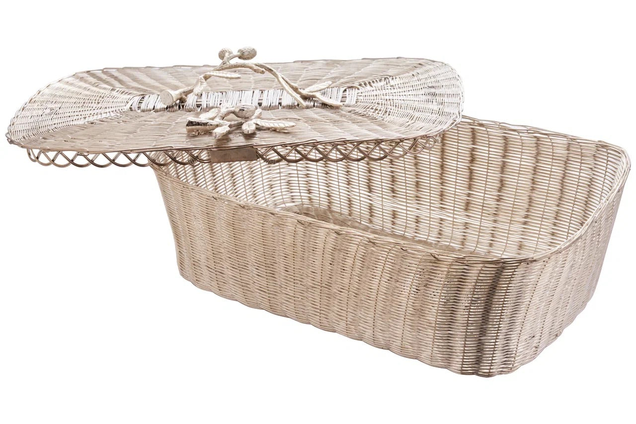 Rectangular Bread Basket with Lid – Iris Selections